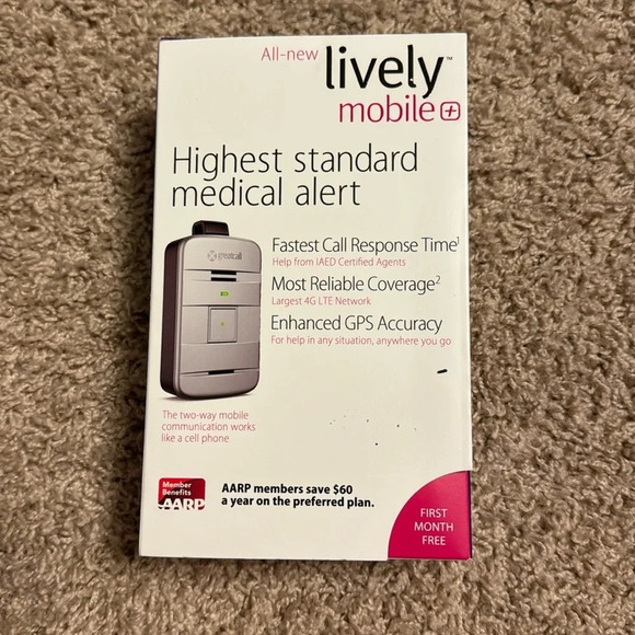 Lively | Other | Lively Mobile Plus Allinone Medical Alert Device ...